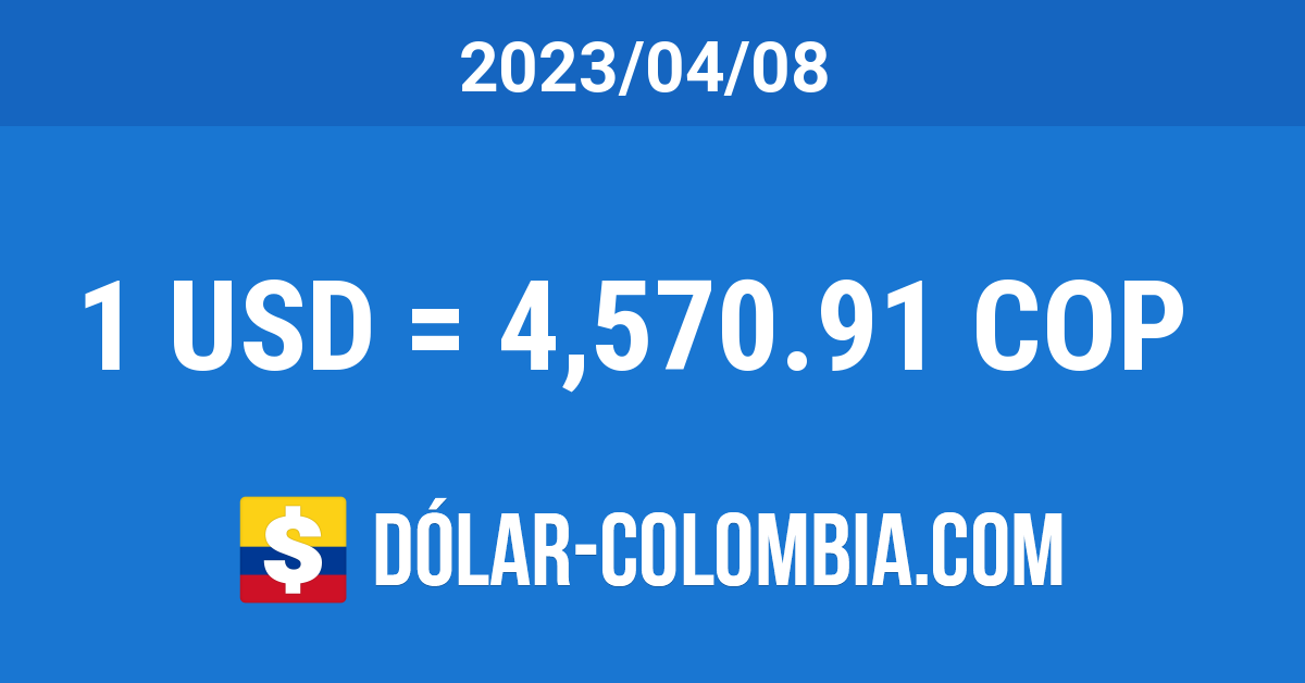 Precio TRM Del D lar 8 De Abril De 2023 Precio TRM Del D lar 8 De Abril De 2023